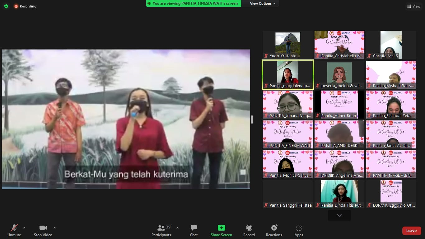 VALENTINE DAY UKM KOA 2022 “ DO ANYTHING WITH LOVE ” – UKM Kristen